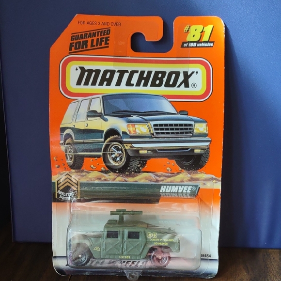 MATCHBOX | Other | Military Patrol Humvee Matchbox Series | Poshmark
